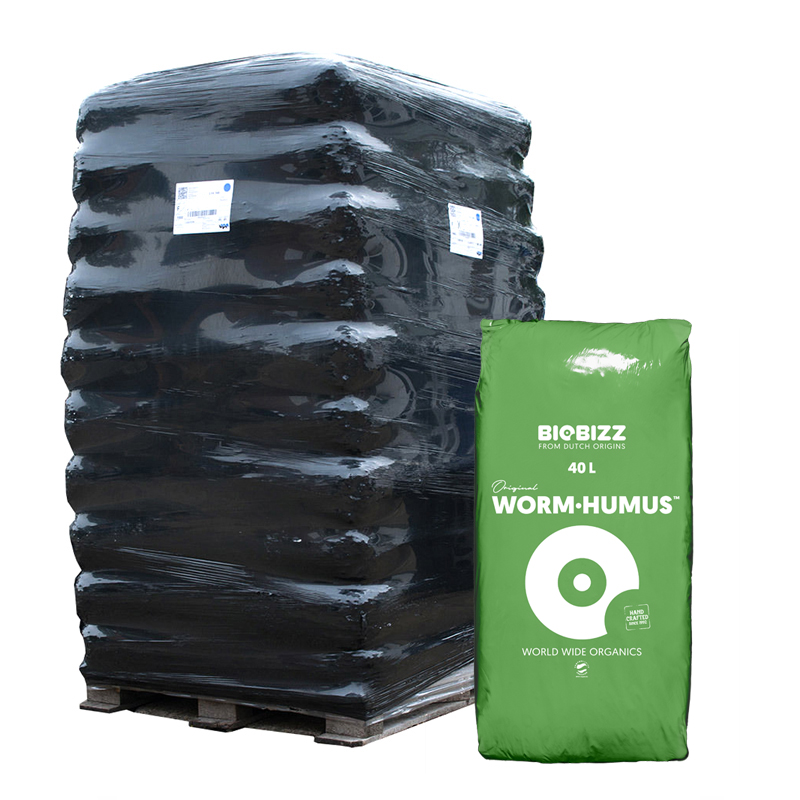 BIOBIZZ - WORM HUMUS (HUMUS DI LOMBRICO) | PALLET 50 SACCHI DA 40L ...