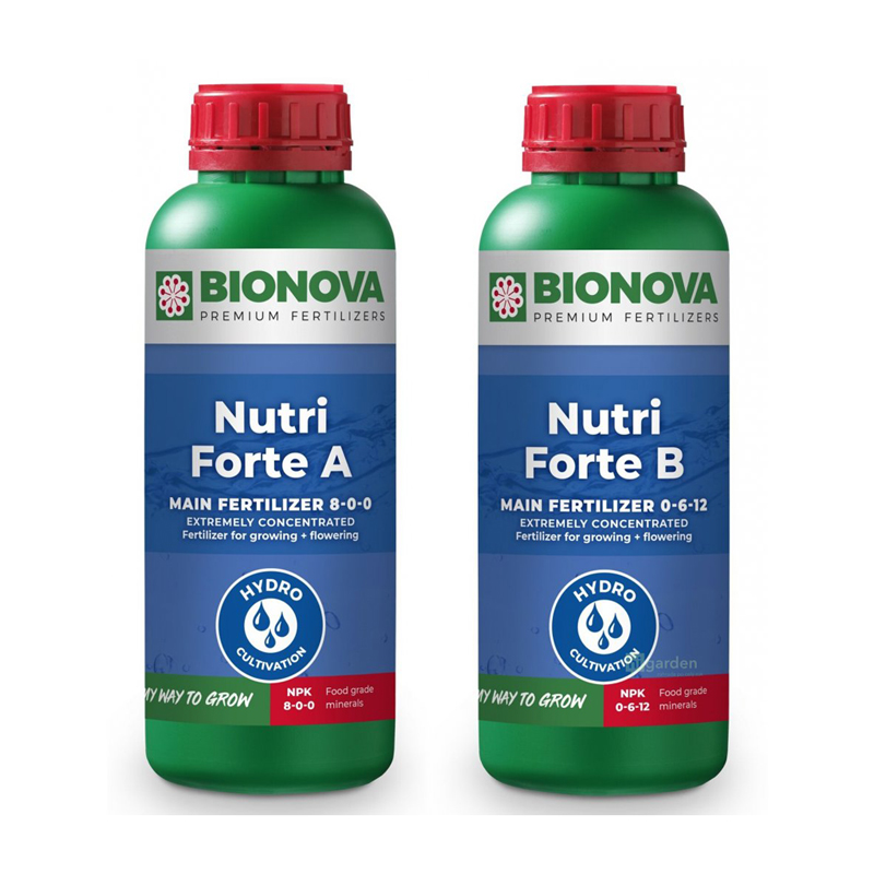 BIO NOVA - NUTRIFORTE A+B HYDRO, INDOORLINE - Indoor Growing Attitude