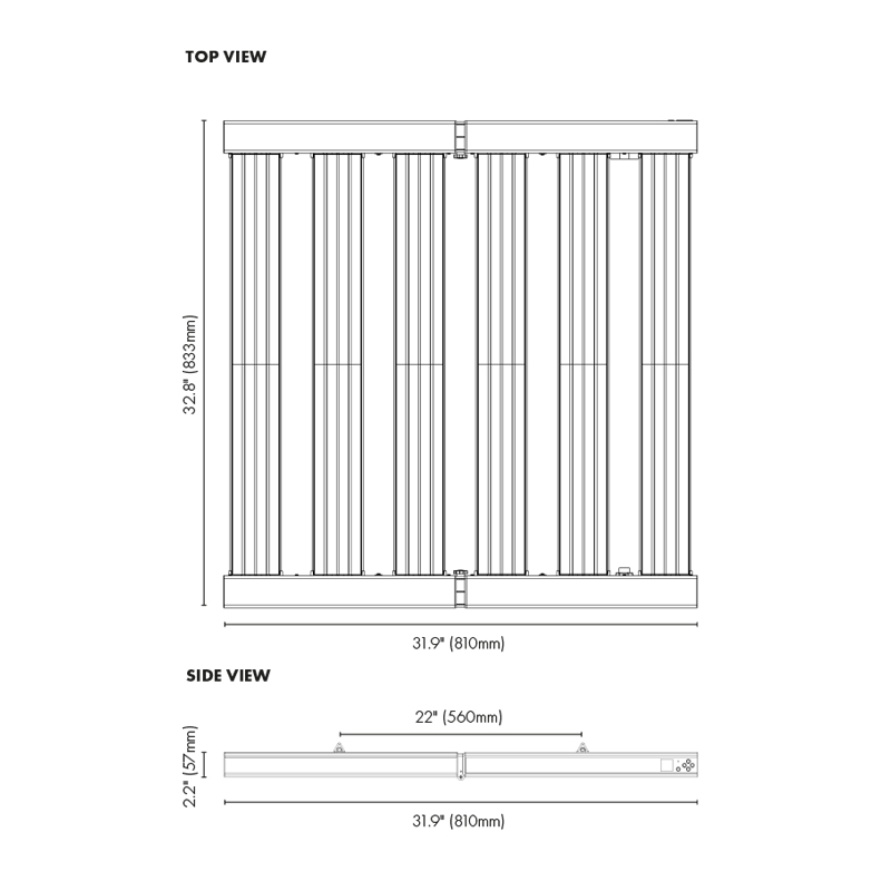 DIMLUX - XTREME LED MKII ION | 550W - SPETTRO REGOLABILE - MAX 3.45μmol ...