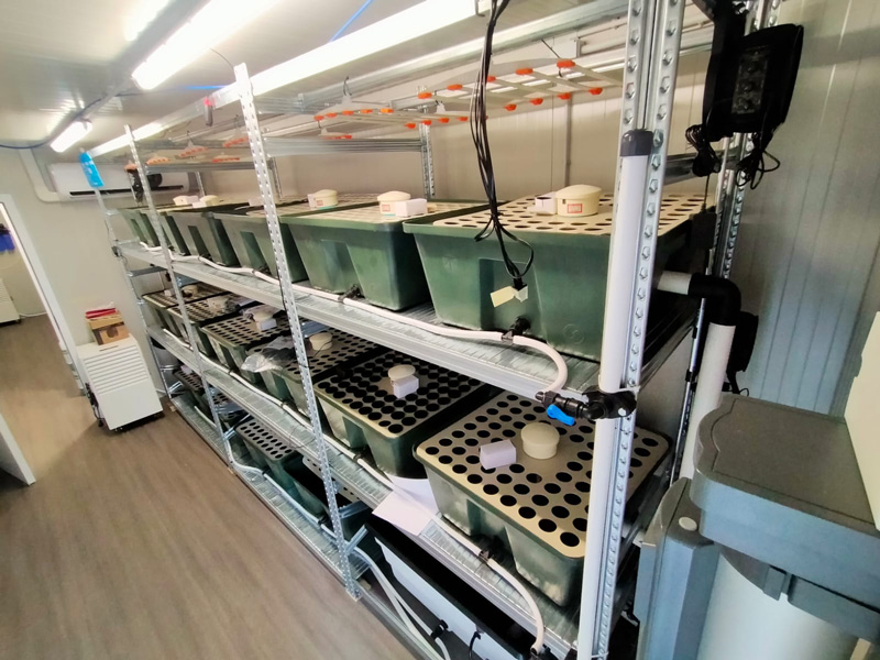 INDOORLINE - LABORATORIO PREFABBRICATO ALLESTIMENTO VERTICAL 1150 ...